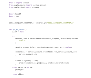 Batching through BigQuery data from Python