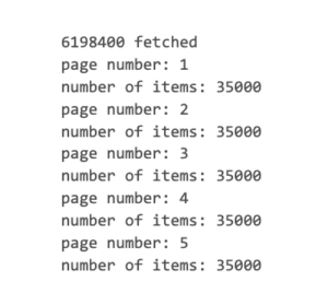 Batching through BigQuery data from Python